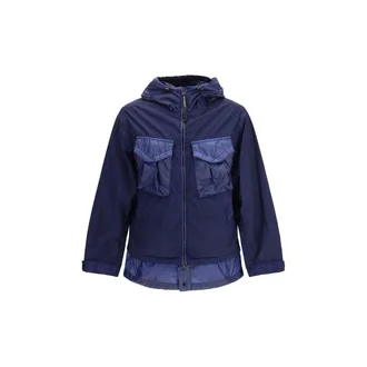 C.P. Company Bi-TM Mixed Goggle Jacket - Navy