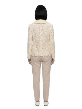 Dolce & Gabbana Womens Beige Cotton Jacket Clothing
