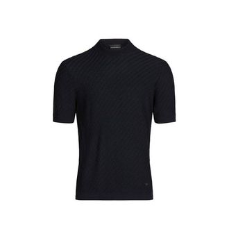 Emporio Armani T-shirt &agrave; col rond en laine vierge