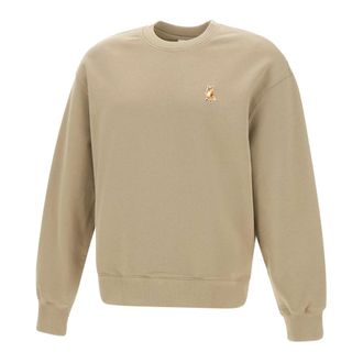 Maison Kitsun&eacute; Dressed Fox Comfort Sweatshirt - - Sweatshirts & Hoodies - Herren - Beige - L