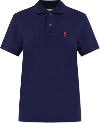 Ami Femme, Tops, Bleu, Taille: 36 FR Ami De Coeur Polo