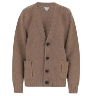 Bottega Veneta Homme, Pulls, Brun, Taille: XL Wool Cardigan
