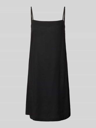 Pieces Ausgestelltes Minikleid aus Viskose-Leinen-Mix Modell PIA
