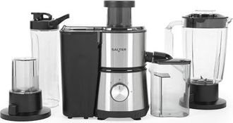 Salter Salter 4-in-1 Entsafter & Mixer - Obstentsafter & Smoothie-Maker, 1L Mixbeh&auml;lter, inklusive 600ml Sportflasche, Kaffeem&uuml;hle, 2 Geschwindigkeitsstufen 