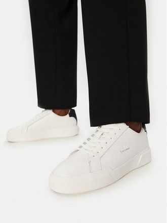 Calvin Klein Sneakers Chunky Cupsole Laceup Lth YM0YM01344 Wei&szlig;