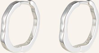 LULU Copenhagen Lulu Copenhagen Creolen Organic Hoops silber