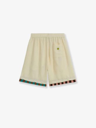 Barrow Mens Bermuda Shorts Beige Viscose