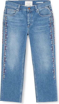 Replay Damen Maijke Jeans, 9 Blue Denim, 31