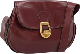 Gucci Sac bandouli&egrave;re vintage doccasion - Femme - Pre-owned - Rouge - Taille: ONE Size