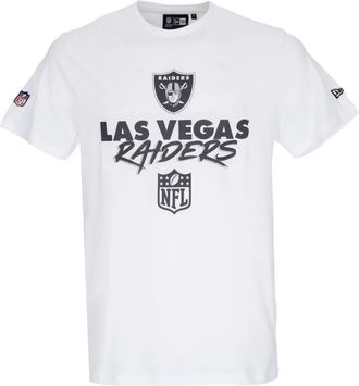 New Era NFL Script Tee Lasrai White/Black - - Tops - Herren - Wei&szlig; - 2XL