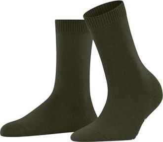 Falke Cosy Wool W So laine cachemire unies 1 paire, Chaussettes Femme, Vert Artichoke 7436, 39-42