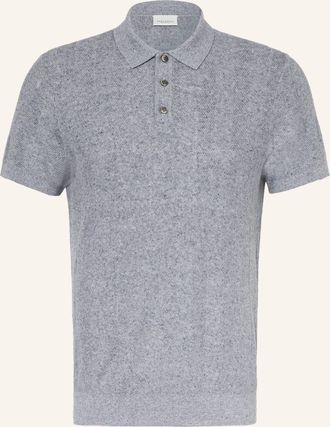 Profuomo Profuomo Strick-Poloshirt blau