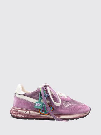 Autry Zweifarbige Reelwind Super Vintage Low-Top-Sneakers aus Veloursleder und Mesh