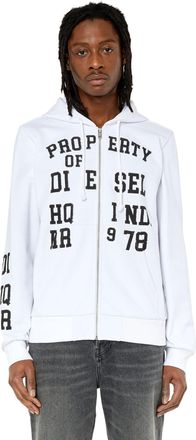 Diesel S-Ginn-Hood-Zip-K7 F_Sweatshirt_Weiß_XXL