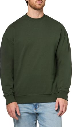 HUGO BOSS Herren Small Logo French Terry Sweatshirt, J&auml;ger-Gr&uuml;n, XX-Large