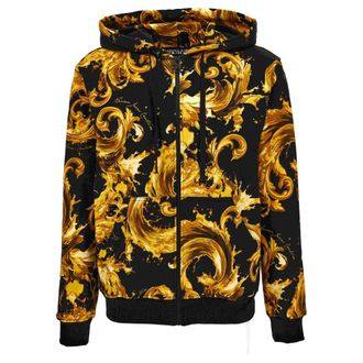 Versace Jeans Couture Herren, Sweatshirts & Hoodies, Schwarzk, SGr&ouml;&szlig;e