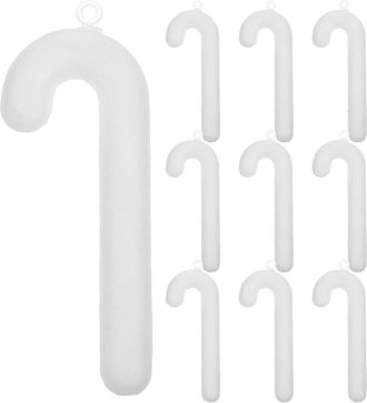 Supvox 10 St&uuml;ck Weihnachtsanh&auml;nger Schaumstoff 10cm Christbaumschmuck mit Aufh&auml;nger Langlebige Weihnachtsdeko f&uuml;r Baum Garten und Zuhause