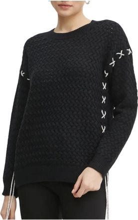 Guess Damen, Strickwaren, Schwarzk, SGr&ouml;&szlig;e