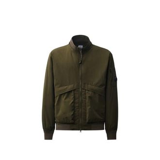 C.P. Company Blouson uni manches longues &agrave; col montant