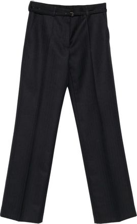 Dries Van Noten Pinstripe Wide-leg Trousers