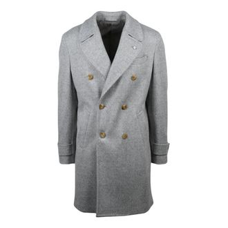 L.B.M. 1911 Cappotto Doppiopetto - - Coats - Herren - Grau - 3XL