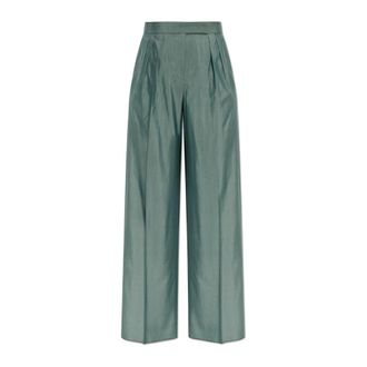 Max Mara Giallo Hosen - - Trousers - Damen - Gr&uuml;n - XS