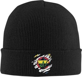 Generic Casquette Homme, Badge d&eacute;quipe Sportive, Logo d&eacute;chir&eacute; du Design, Bonnet tricot&eacute; Unisexe Hommes, Bonnet, Cadeau Thermique Chaud pour No&euml;l en Plein air