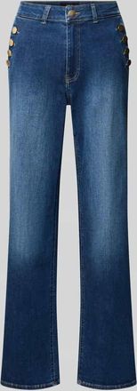 Zero Jeans mit seitlichen Kn&ouml;pfen