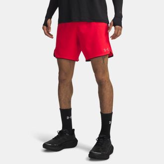 Under Armour Velociti Pro Shorts (18 cm) f&uuml;r Herren Racer Rot / Reflektierend XXL