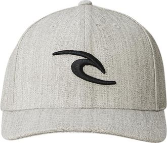 Rip Curl Herren Tepan Flexfit Baseball Hat Baseballkappe, Hellgrau meliert, Einheitsgr&ouml;&szlig;e
