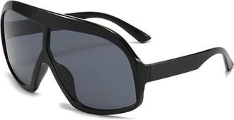 Generic Lunettes De Soleil Vacances &Agrave; Monture Large For Hommes Et Femmes, For Le Sport En Plein Air, Les D&eacute;placements Quotidiens La Conduite(Black)