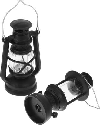 SOLUSTRE 2stücke Miniatur-petroleumlampe Modell Dekoration Für Puppenhaus Zubehör Petroleumlampen-Ornament Langlebig Und Sicher Geeignet Für Bastelarbeiten Und