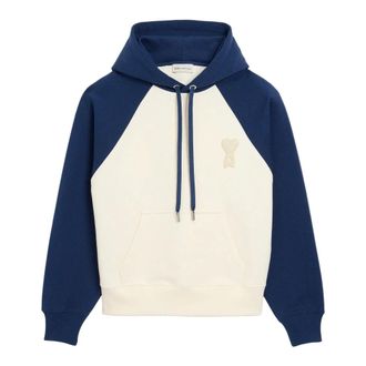 Ami Homme, Sweatshirts et sweats &agrave; capuche, Blanc, Taille: XS SweaT-shirts &agrave; capuche