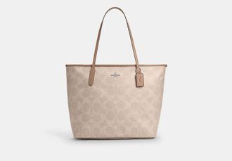 Coach Gro&szlig;e City Tote Aus Maxi-Signature-Canvas