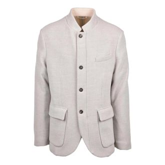 Eleventy Koreanische Tuchjacke - - Jackets - Herren - Grau - 3XL