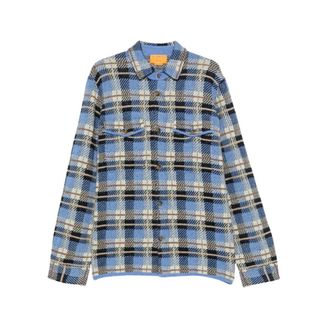 Guest In Residence Plaid Work Shirt - - Shirts - Herren - Blau - S