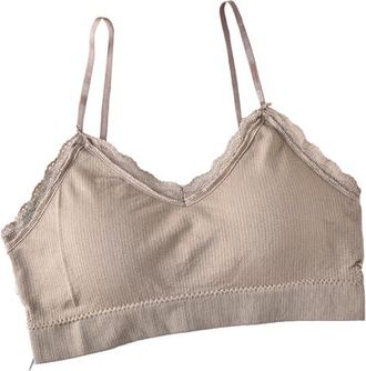 Generic T-shirt en dentelle avec beau dos, sexy, bol &eacute;pais, haut tube avec rembourrage de poitrine amovible, enveloppement de poitrine, doux et doux pour la p