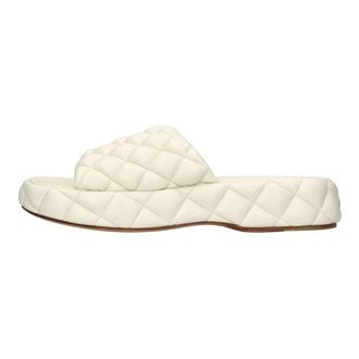 Bottega Veneta Femme, Chaussures, Blanc, Taille: 38 EU Sandales Blanches
