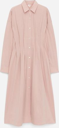 Arket Hemdkleid Mit Falten -Orange