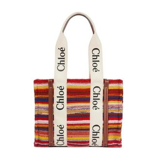Chlo&eacute; Femme, Sacs, Multicolore, Taille: ONE Size Woody Medium Tote Bag