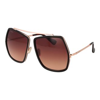 Max Mara Sonnenbrille mit geometrischem Farbverlauf-Glas