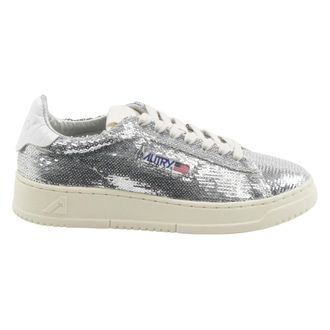 Autry Femme, Chaussures, Gris, Taille: 38 EU Dallas Low Sparkling Baskets