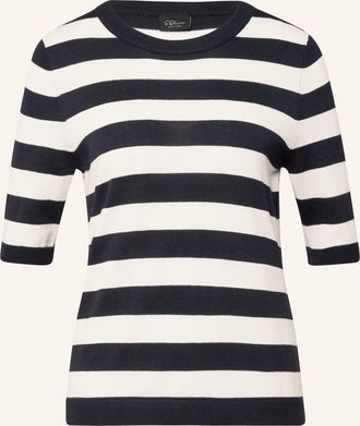 s.Oliver Black Label S.Oliver Black Label Strickshirt blau