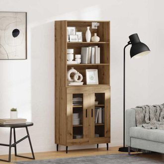 vidaXL vidaXL Haut Armoire Ch&ecirc;ne artisanal 69,5 x 34 x 180 cm