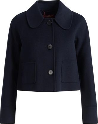 Max Mara Femme, Vestes, Bleu, Taille: 38 FR Vestes