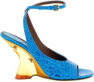 Dries Van Noten Sandales - Bleu Clair