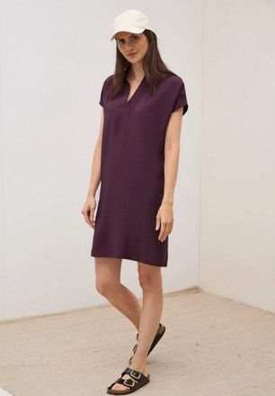 Cecil Midikleid Strukturkleid in Unifarbe (1-tlg)