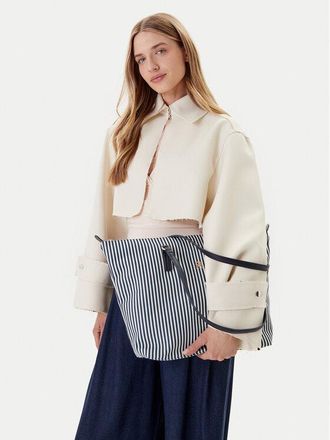 Tommy Hilfiger Handtasche Poppy Summer Tote AW0AW17203 Dunkelblau