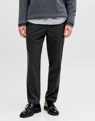 Jack & Jones Pantalon coupe classique - Gris fonc&eacute;