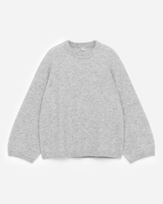 Arket Pullover Aus Alpakawolle Und Wolle -Grau